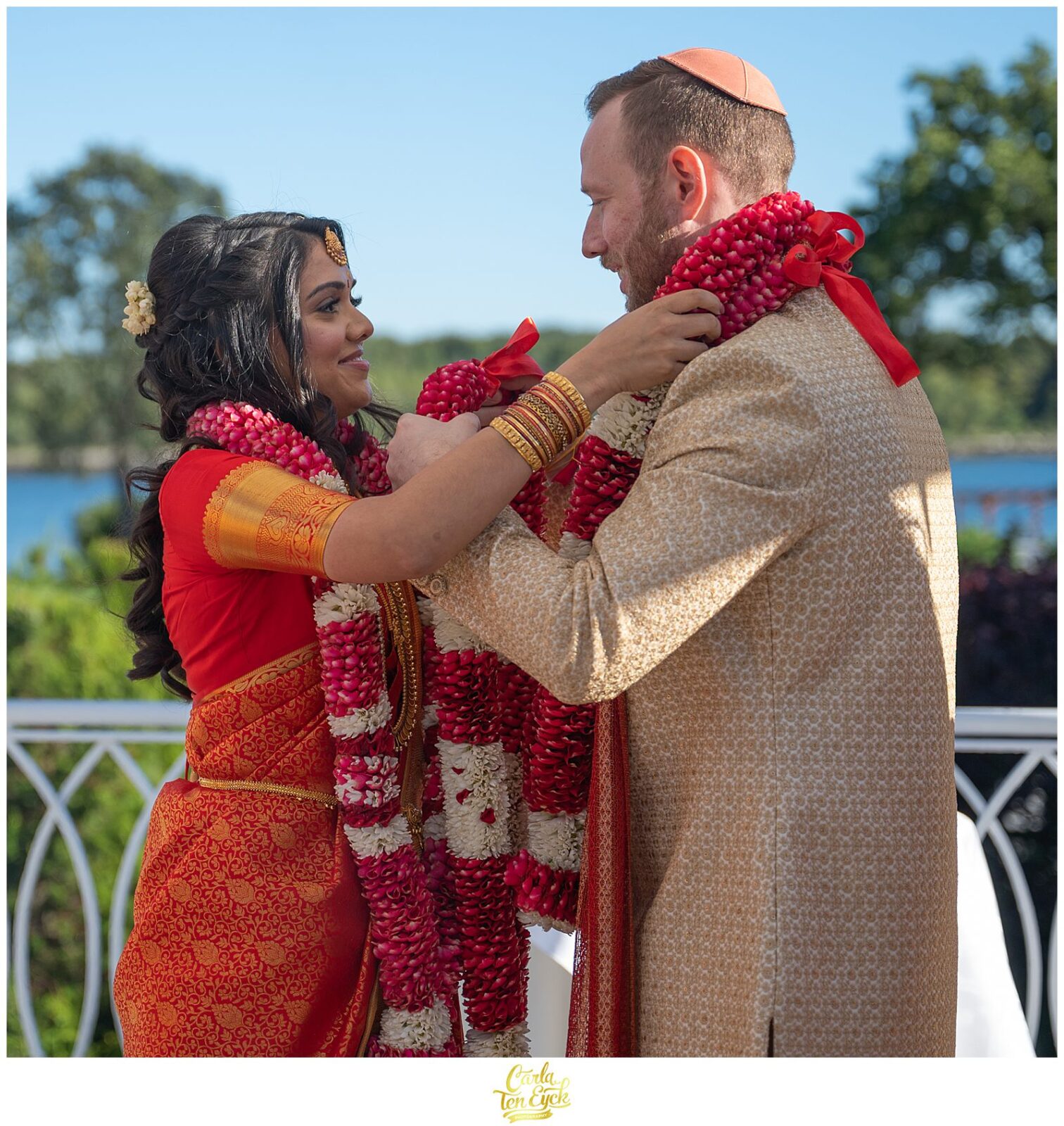 Colorful Hindu Jewish Wedding VIP Country Club in New Rochelle - Carla ...